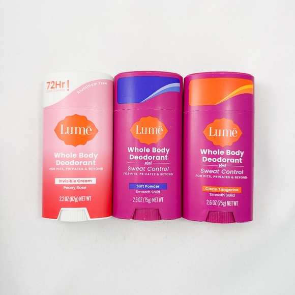 Lume | Bath & Body | Lume Whole Body Deodorant Pack 3pack | Poshmark
